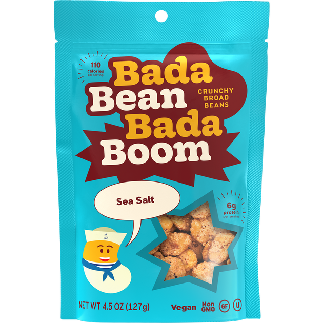 Sea Salt Crunchy Roasted Broad Beans | Bada Bean Bada Boom